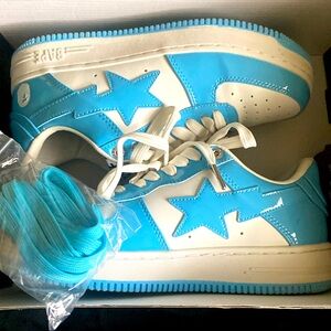 Bape | Shoes | Baby Blue Bape Sneakers | Poshmark